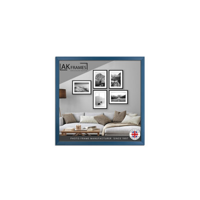70x70cm Classic Navy Blue Modern Picture Frame - Poster Frame for ...