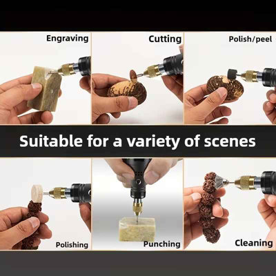 71-Piece Mini USB Rotary Tool Kit Handheld Drill