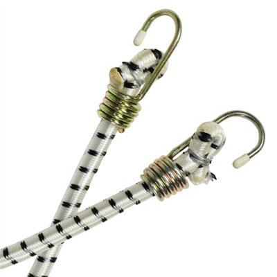 72" Heavy Duty Bungee Cords Fasteners Tie Downs Fastening Metal Hooks 10pk