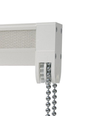 72cm SAFETY CONNECT Roman Blind Kit with Chrome Chain
