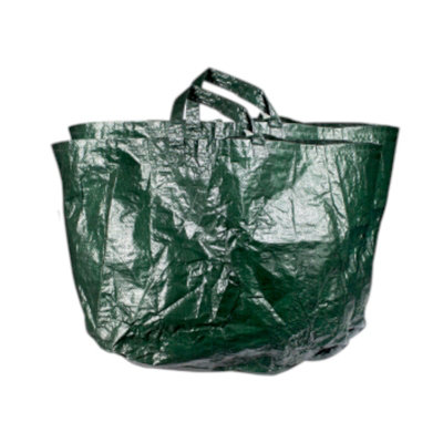 74L Garden Waste Bags Pack of 2 - Reusable Waterproof Refuse Sacks with ...