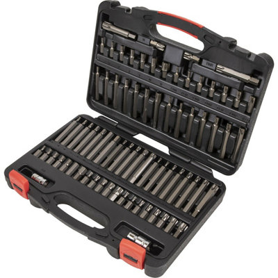74pc TRX-Star SECURITY / Hex / Spline / Ribe Socket Bit Set 3/8" & 1/2 ...