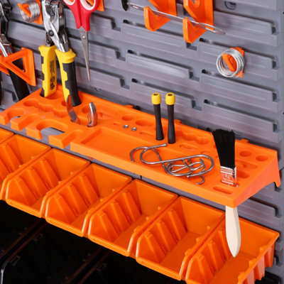 75 Piece Tool Storage Set with Wall Plates