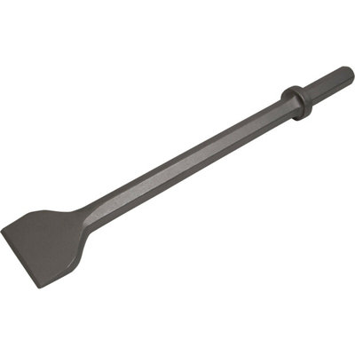 75 x 440mm Wide Impact Chisel - 7/8" Hex Shank - Demolition Breaker ...