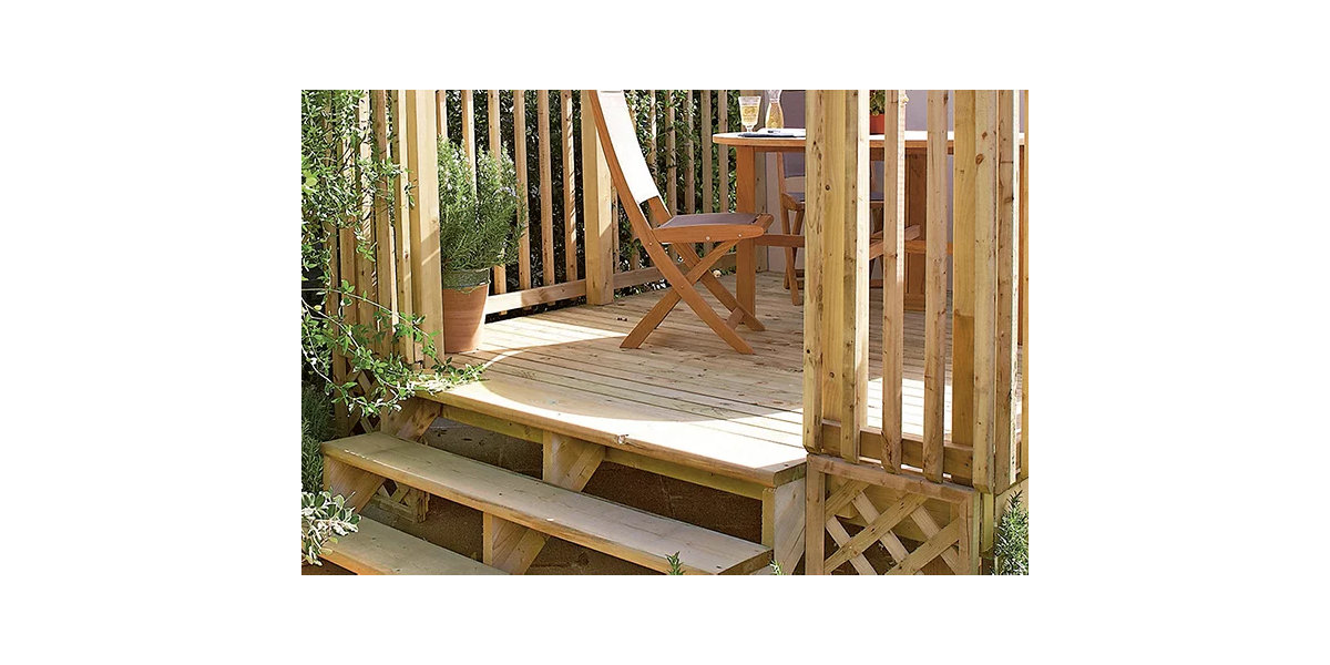 How to build a raised deck at B&Q