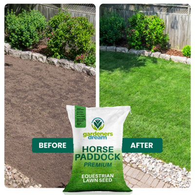 75KG Gardener's Dream Horse Paddock Grass Seed - Fine-Blade, Durable ...