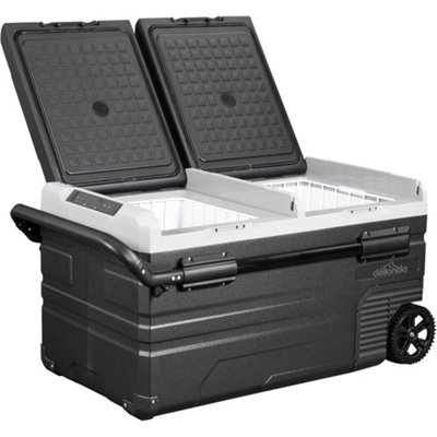 75L Dual Zone Vehicle Fridge Freezer for Camping and Travel - 12V & 24V ...