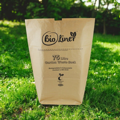 75L EcoSack Paper Compostable Kerbside Caddy Liners - 30 Bags