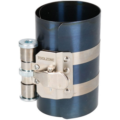 75mm - 175mm Piston Ring Compressor with Stainless Steel Clamp 100mm Height