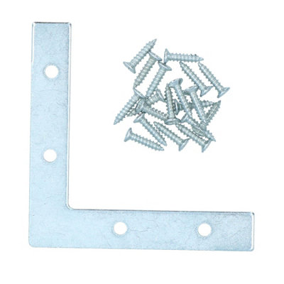 75mm (3in.) Corner Mending Plate Angle Bracket L Shape Reinforcing ...