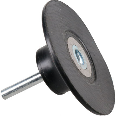 75mm (3in) Quick Change Rubber Backing Pad Holder With 6.35mm Arbor ...