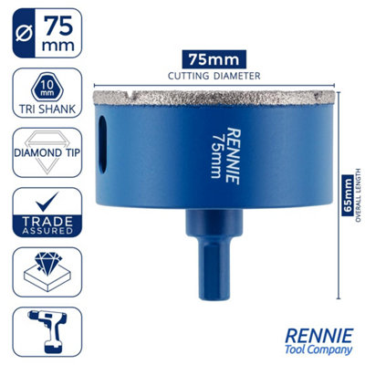 75mm tile hole cutter store