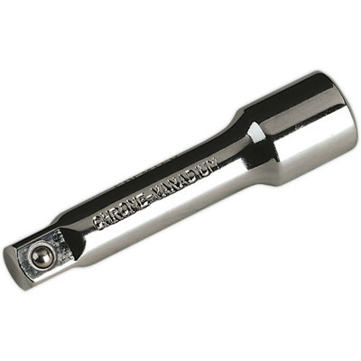 75mm Forged Steel Extension Bar - 3/8" Sq Drive - Spring-Ball Socket ...