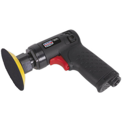 75mm PREMIUM AIR Orbital Sander - 1/4" BSP - Composite Lightweight Hook ...
