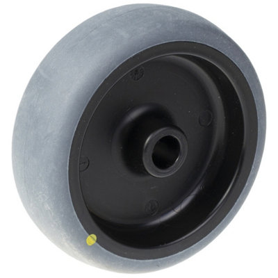 75mm wheel with grey electrically conductive thermoplastic rubber on ...