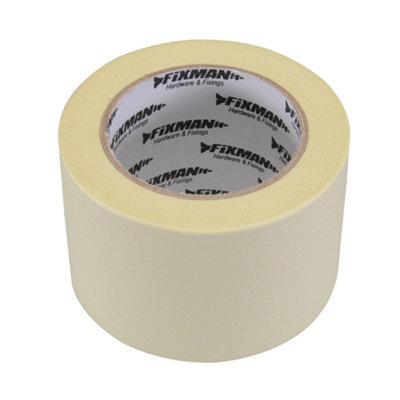 75mm x 50m Paper Masking Tape Residue Free Adhesive Decorating Painting ...