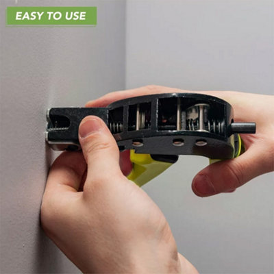 75pc Heavy Duty Hollow Wall Anchor Fixing Kit & Setting Tool Set with ...