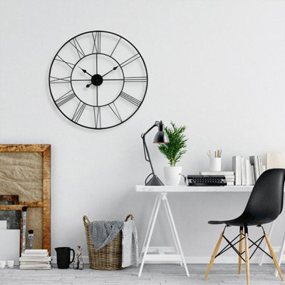 76cm x 76cm Minimalist Slim Clock | DIY at B&Q