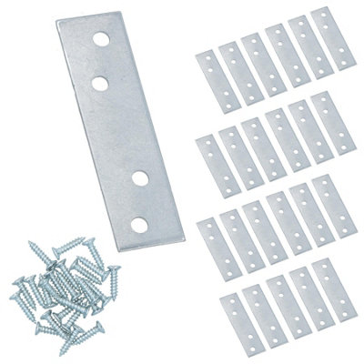 76mm Straight Mending Fixing Plate Angle Bracket L Shape Reinforcing ...