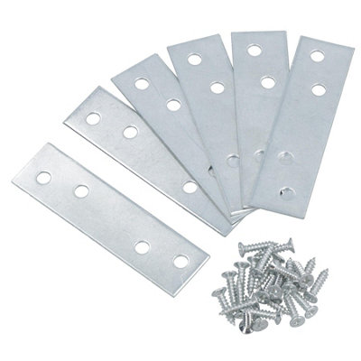 76mm Straight Mending Fixing Plate Angle Bracket L Shape Reinforcing ...