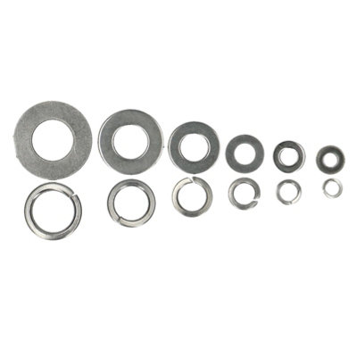 790pc Flat & Spring Washers Stainless Steel Rust Resistant Assortment ...