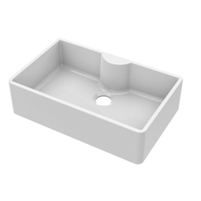 Shop 795mm - Single Bowl Butler Kitchen Sink - with Tap Ledge
