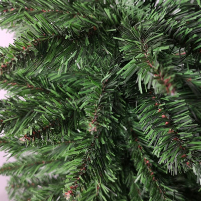 7ft (2.10m) Pencil Style Slim Artifical Christmas Tree in Green