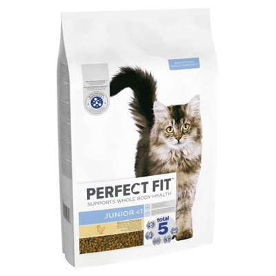 7kg Perfect Fit Advanced Nutrition Junior Complete Dry Cat Food Chicken ...
