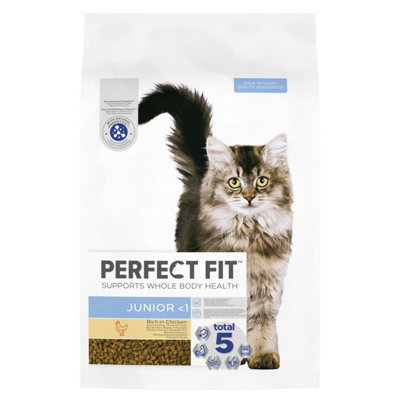 7kg Perfect Fit Advanced Nutrition Junior Complete Dry Cat Food Chicken ...