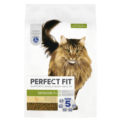 7kg Perfect Fit Advanced Nutrition Senior Complete Dry Cat Food Chicken ...