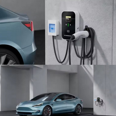 7KW 32A Type 2 EV Charger - Fast Electric Car Charging Point with 5m Cable