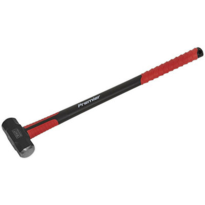 7lb Sledge Hammer - Fibreglass Handle - Rubber Grip - Fine Grained ...