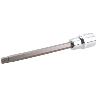 7mm Hex Allen Key Long Bit Internal Socket Metric 1/2" Drive 140mm ...