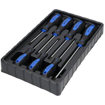 7pc Torx Star Magnetic Screwdriver Set With Cushioned Grip T10 to T30 ...