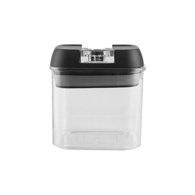 7Pcs Snap On Airtight Food Storage Containers with Clasp Lids in Grey