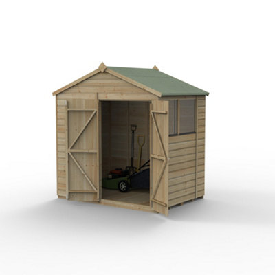 7x5 Apex Shed Beckwood Shed 25yr Guarantee Shiplap Pressure Treated - 2 ...
