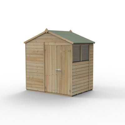 7x5 Apex Shed Beckwood Shed 25yr Guarantee Shiplap Pressure Treated - 2 ...