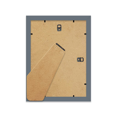 7x5" Grey Frame With Mount for 6x4" Pictures 20mm Slim Edge Portrait ...