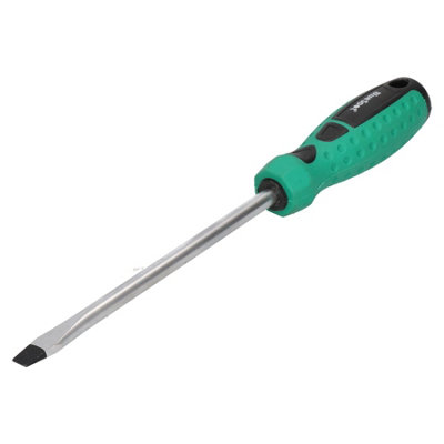 8.0mm x 150mm Slotted Flat Headed Screwdriver with Magnetic Tip Rubber ...