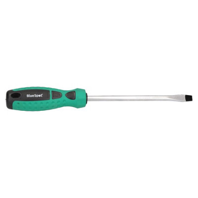 8.0mm x 150mm Slotted Flat Headed Screwdriver with Magnetic Tip Rubber ...