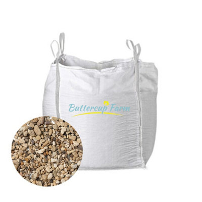8-12mm - Amber/Gold Stone Chippings - Premium Aggregate Bulk Bag - 850 ...