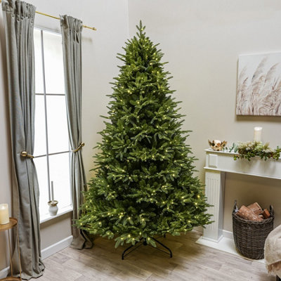 8.5ft Winchester Fir Artificial Pre-Lit PE Christmas Tree