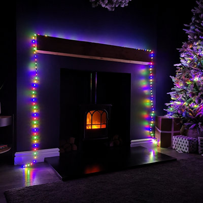 8.7m Indoor Outdoor Flexibrights Christmas Lights with 250 Multi coloured LEDs