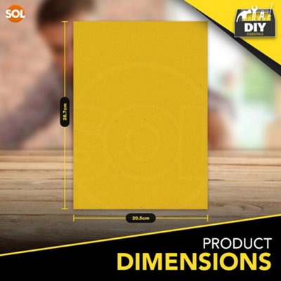 8 Assorted Sandpaper Sheets 60 100 150 240 Mixed Grit Fine Extra Medium ...