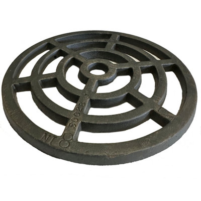 8" Diameter 203mm 9mm Thick Round Circular Cast Iron Gully Grid Grate ...