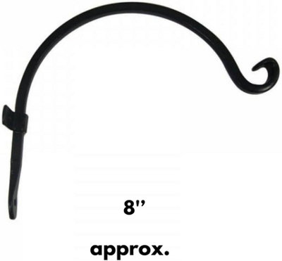 8'' Forge Round Hanging Basket Bracket