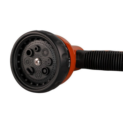 8 Function Garden Hose Spray Nozzle Head Gun Multi Pattern Adjustable ...