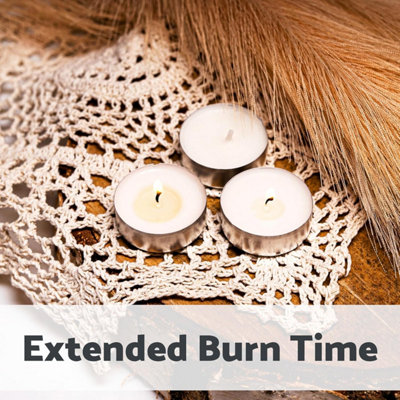 8-Hour Tea Lights Candles, 600 Pack, Long Burning Tealights Candle ...