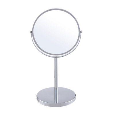 8-Inch Double-Sided Tabletop Mirror with 360-Degree Flip and Magnification
