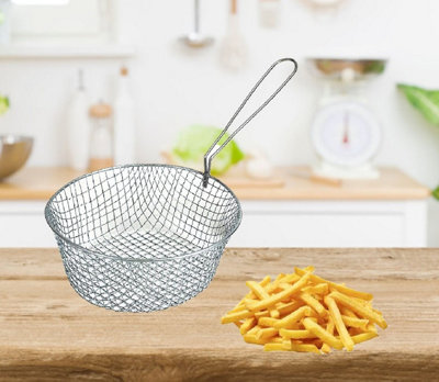8 Inch Replacement Wire Chip Pan Basket To Fit 9 Inch 22cm Chip Pan